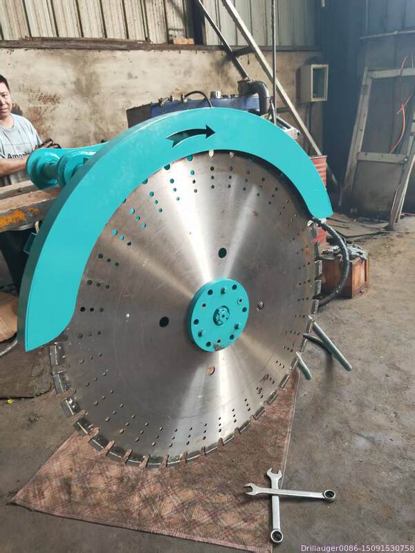 Hydraulic Axial Disc Cutter with Diamond Blades & 360° Rotation